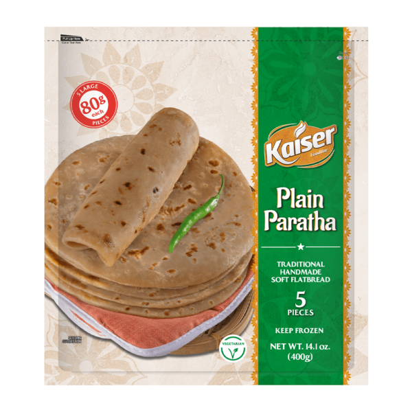 Frozen Plain Paratha from Kaiser | Malaysian-style